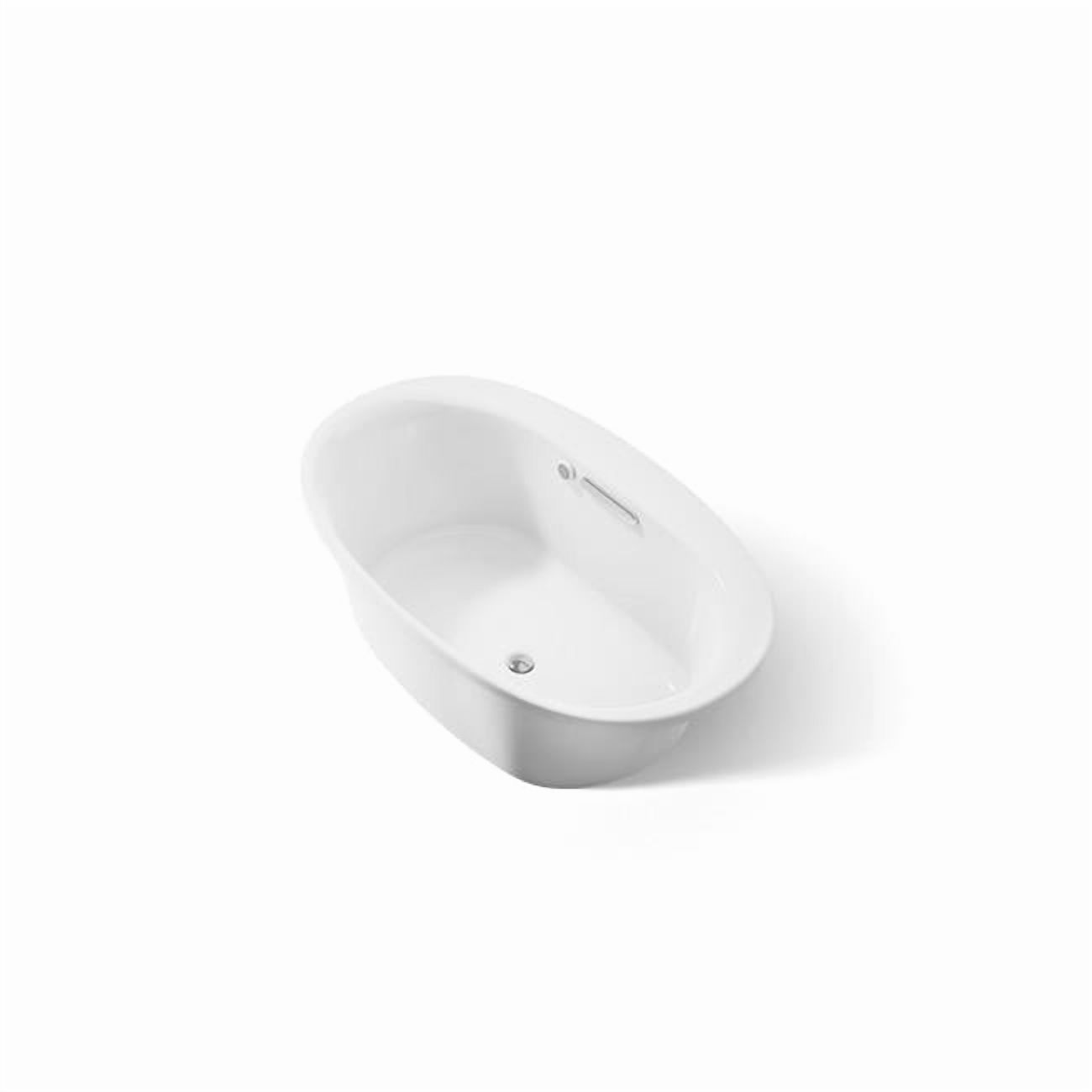 Kohler 5713-W1-0 59.75 x 35.75 in. Underscore Drop-In Bath with Bask ...
