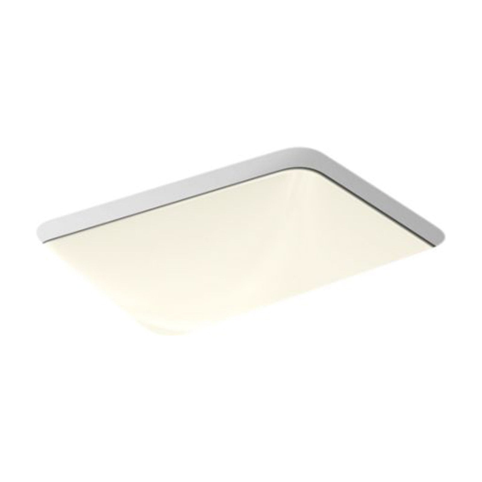 Kohler Caxton K20000 Rectangle Undermount Bathroom Sink - Walmart.com
