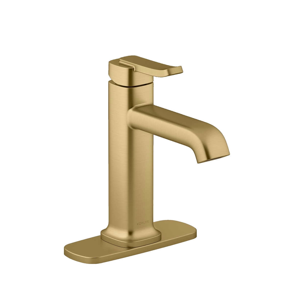 Kohler Cordate Single-handle Bathroom Faucet, Gold - Walmart.com