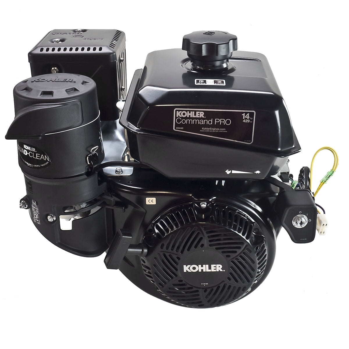 Kohler Engine 14hp Command Pro 1" x 3-21/32" Keyed Shaft PA-CH440-3280 ...