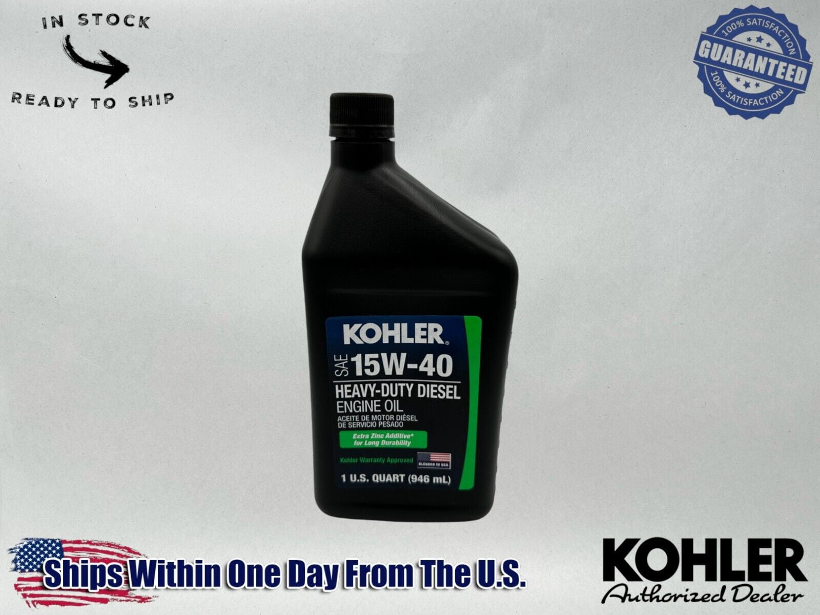Kohler Genuine OEM SAE 15W-40 Diesel Engine Oil 25 357 47-S - Walmart.com