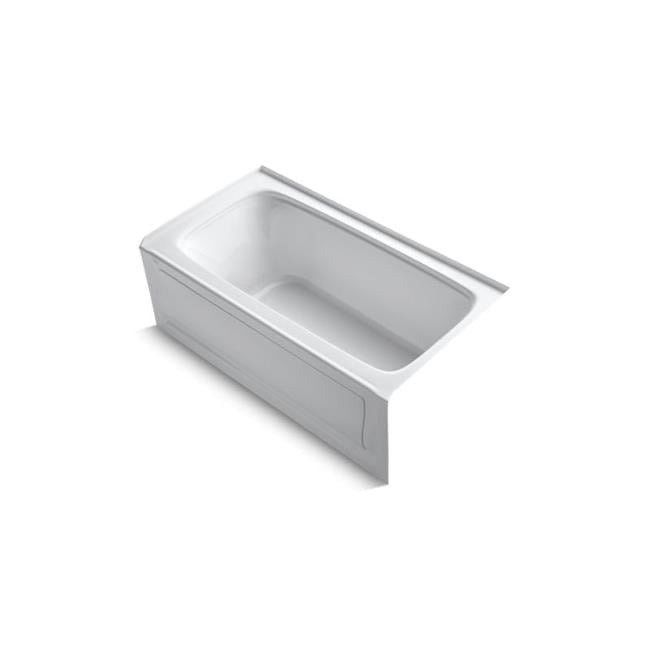 Kohler 60 x 32 in. Alcove Rectangle Bath Tub with Integral Apron ...