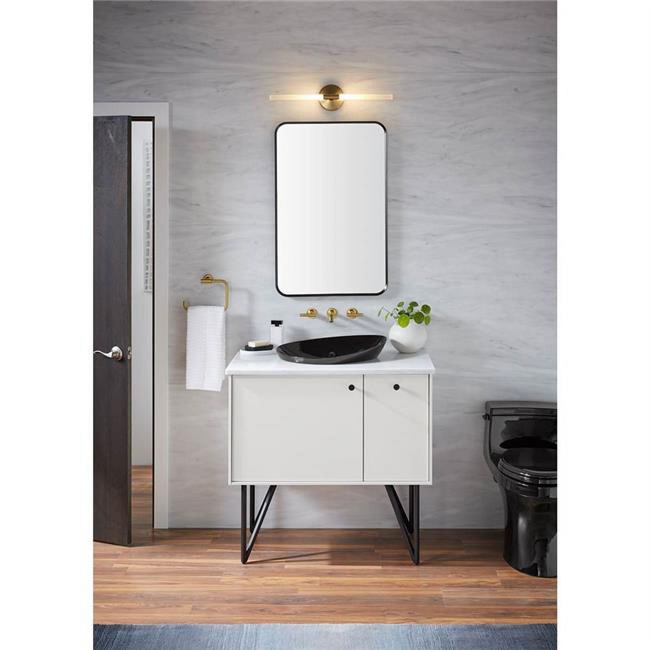 Kohler K-26052-BLL 22 x 34 in. Essential Rectangle Decorative Mirror - Walmart.com