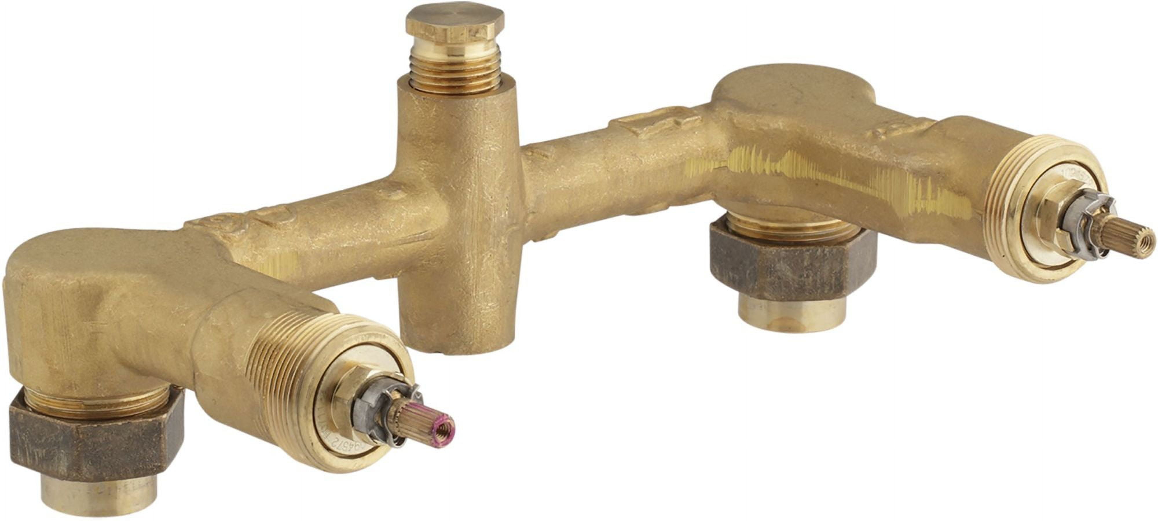 Kohler K 302 K Na 0 5 In Widespread Ceramic In Wall Two Handle Valve