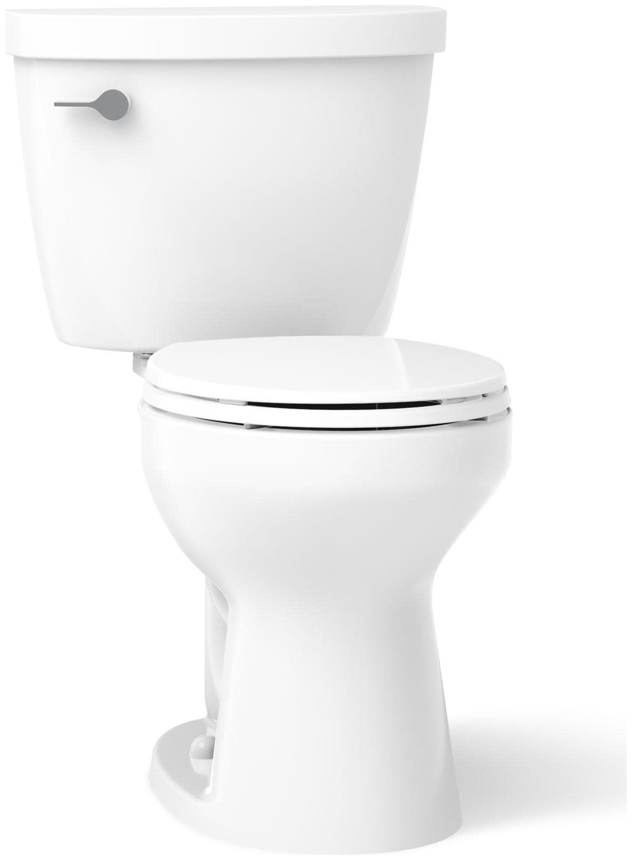 Kohler K-31641-Dry Cimarron 1.28 Gpf Two Piece Round Toilet - White ...
