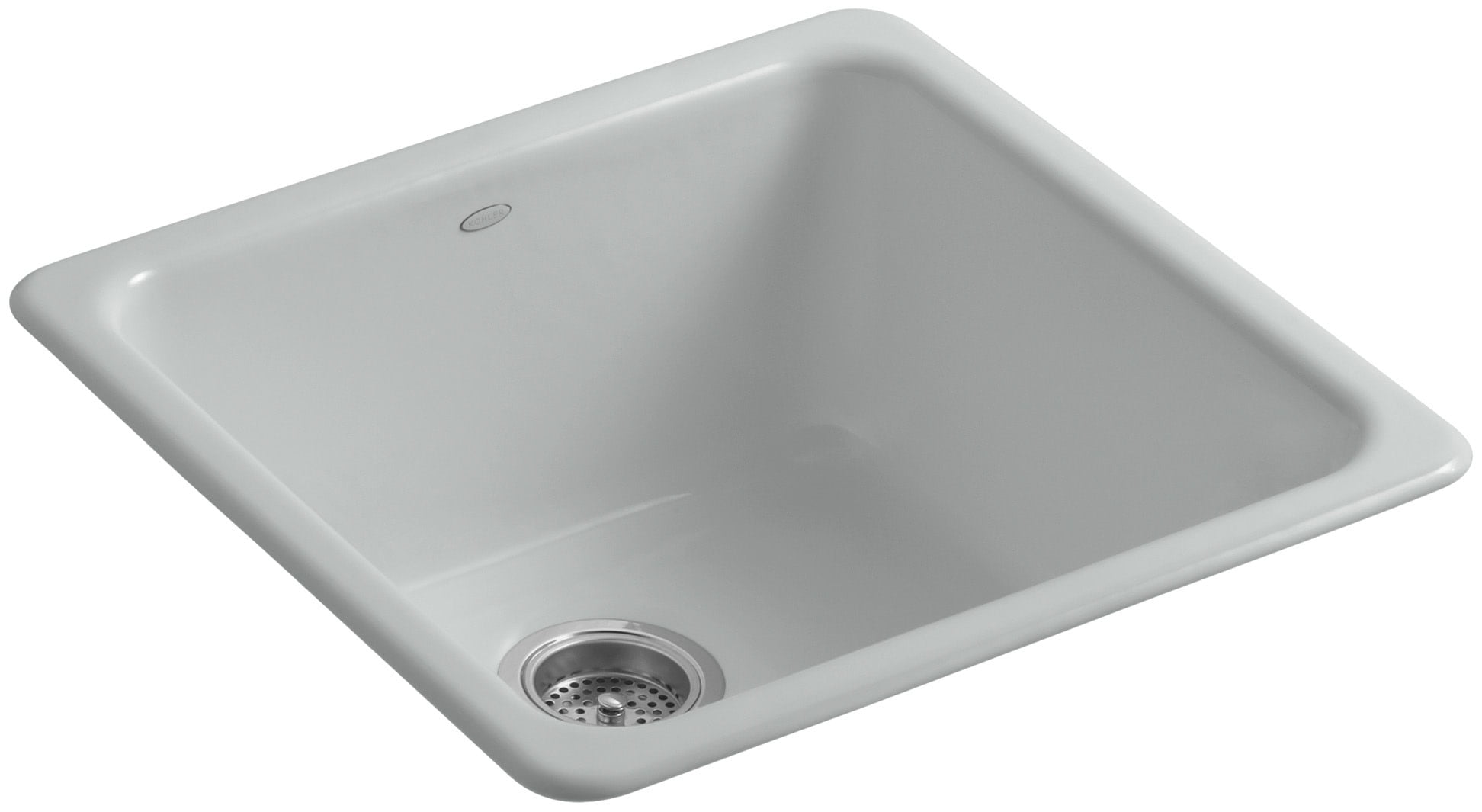 Kohler K-6587 Iron Tones 20-7/8" Drop In Single Basin Cast Iron Kitchen ...