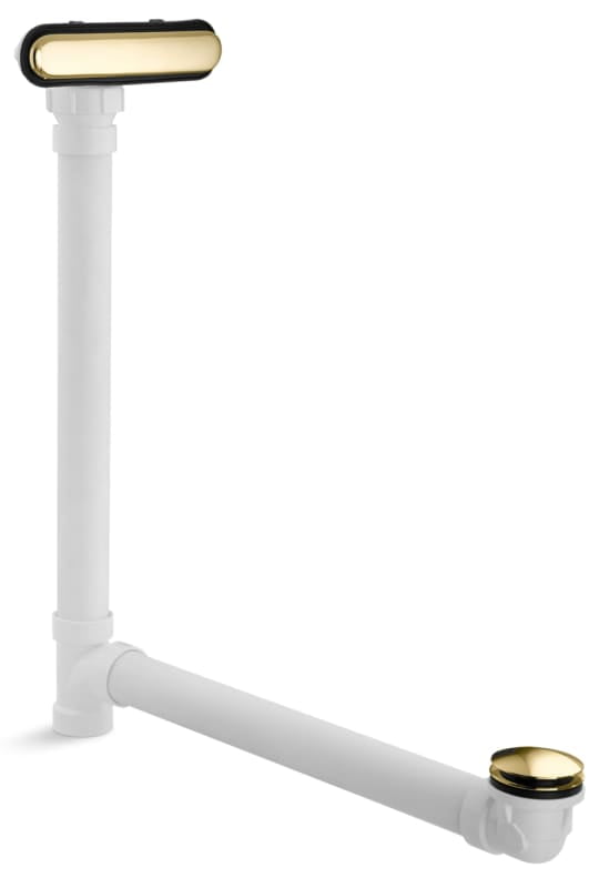 Kohler K-7272-PB Clearflo Slotted Overflow Bath Drain, Vibrant Polished ...