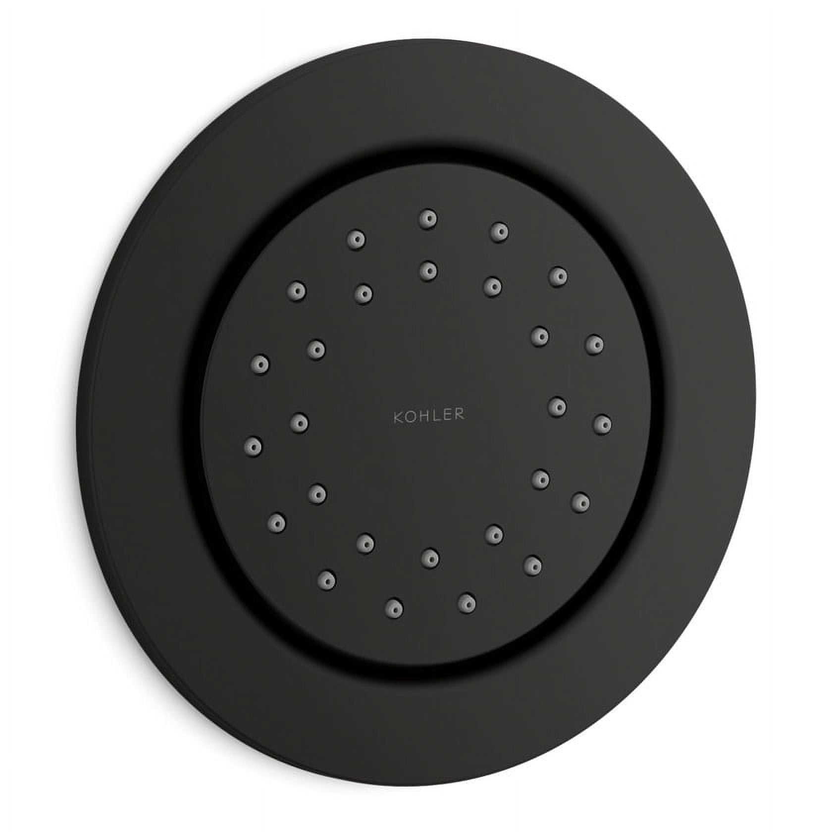 Kohler K-77119 Watertile Single Function Round Metal Body Spray - Black ...