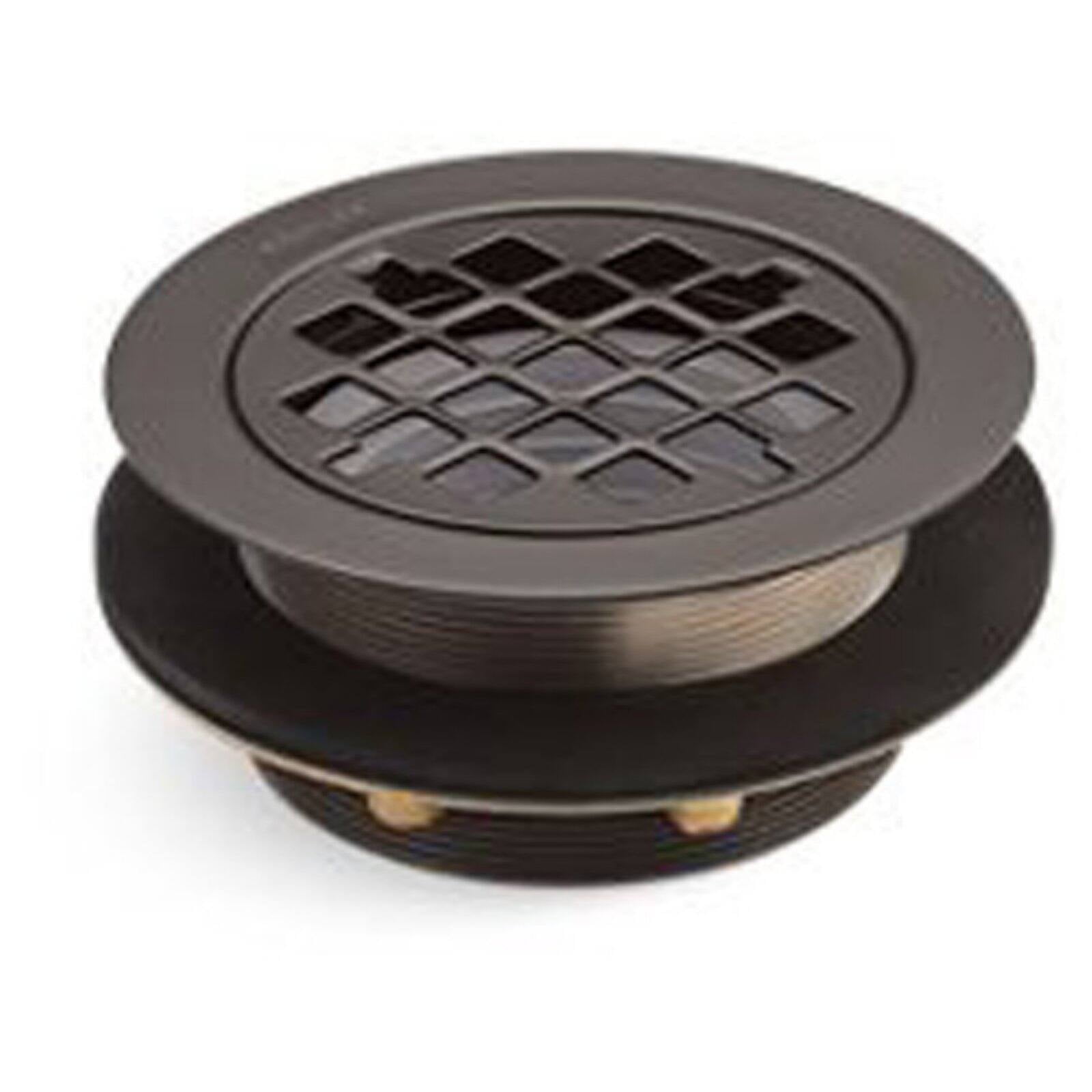 Kohler K-9132-2BZ Round Shower Drain for Plastic Pipe - Oil-Rubbed ...
