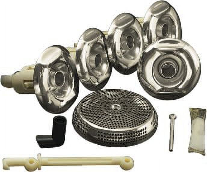 Kohler K-9695 5 Jet Trim Kit For Flexjet Whirlpools - Nickel - Walmart.com