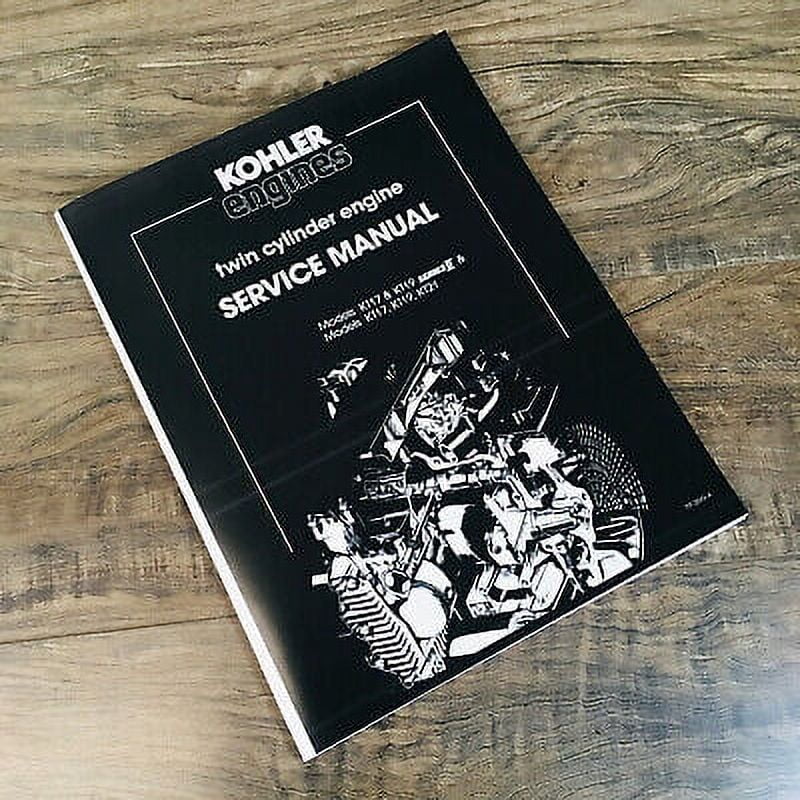 Kohler Kt17 Series Ii Engine Service Manual Ih Cub Cadet 782 Lawn ...