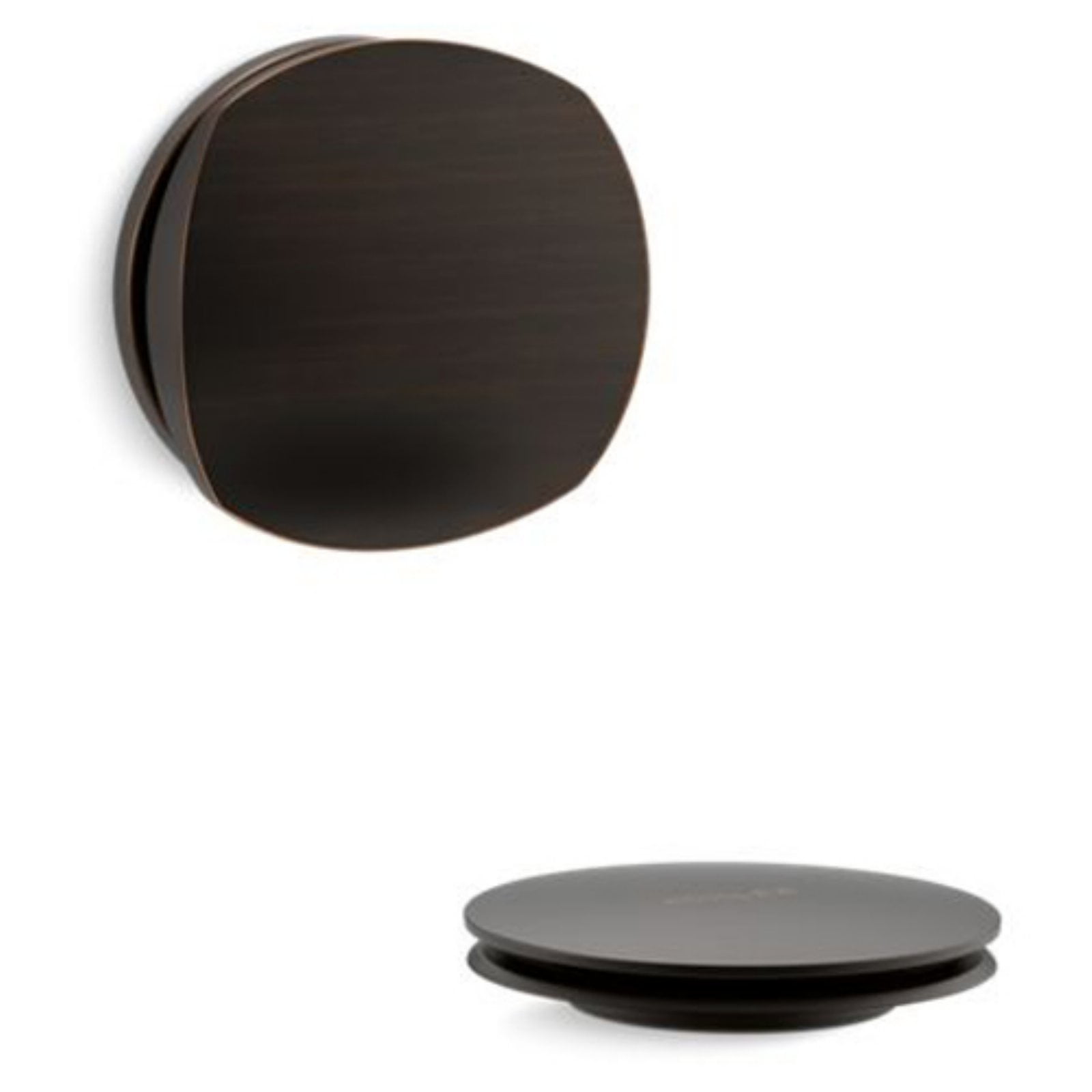 Kohler PureFlo Rotary-Turn Bath Drain Trim - Oil-Rubbed Bronze ...
