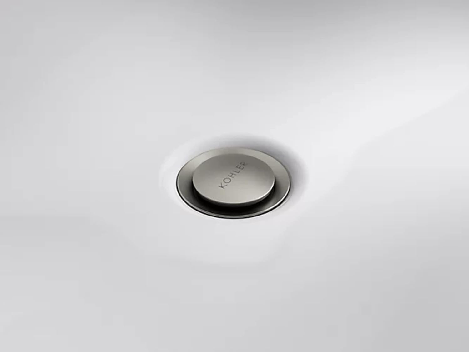Kohler RH1464524-BN Clicker Drain with Overflow in Vibrant Brushed ...