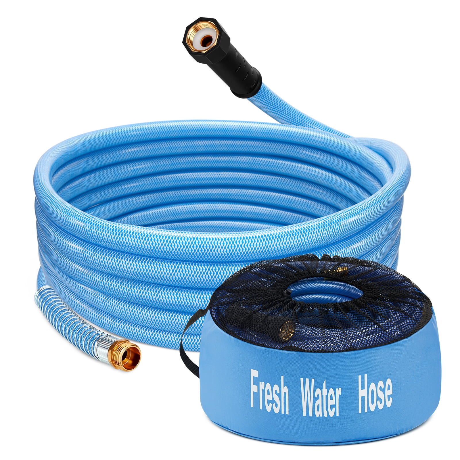 Kohree 25FT Upgraded RV Water Hose with Storage Bag, 5/8" Drinking ...