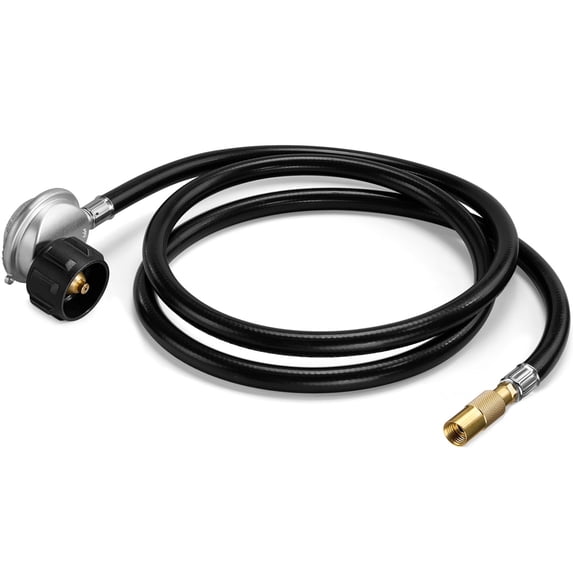 Kohree 6Ft Rubber Propane Griddle Adapter Hose Tool with Regulator for ...