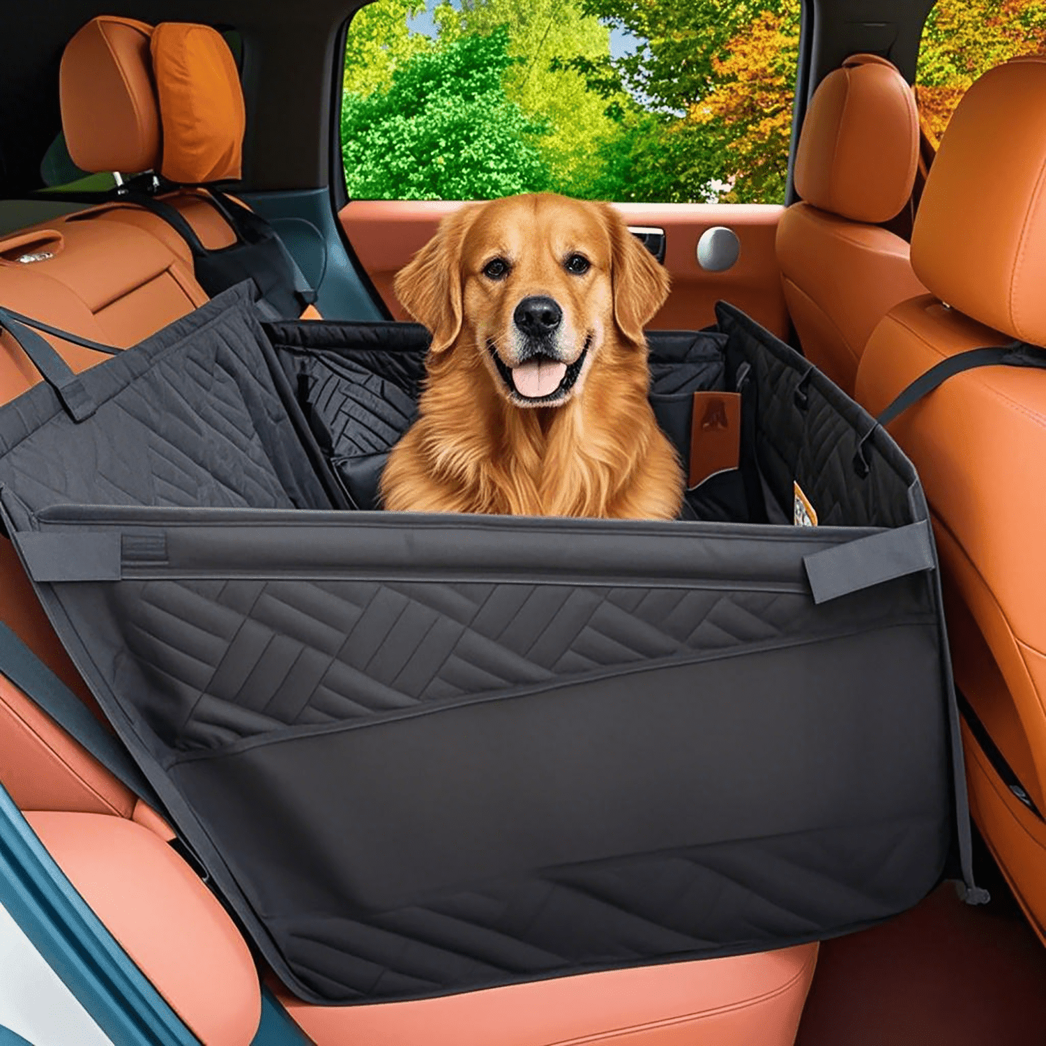 Kohree Pet Dog Car Seat forMedium Dogs ,Bottom Holds 400lbs with ...