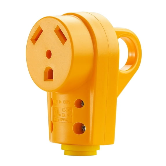 Kohree RV Plug 30 Amp Female, 125/250V Receptacle Plug,NEMA TT-30R for ...