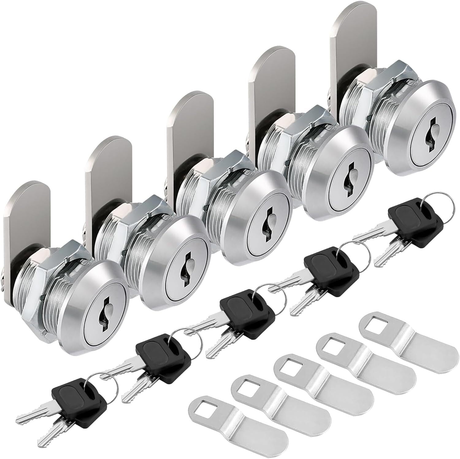 Kohree Cabinet Locks with Keys 5 Pack, 5/8 inch Cam Locks for Cabinets ...