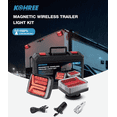 Kohree Wireless Trailer Lights Magnetic, Rechargeable Wireless Trailer ...