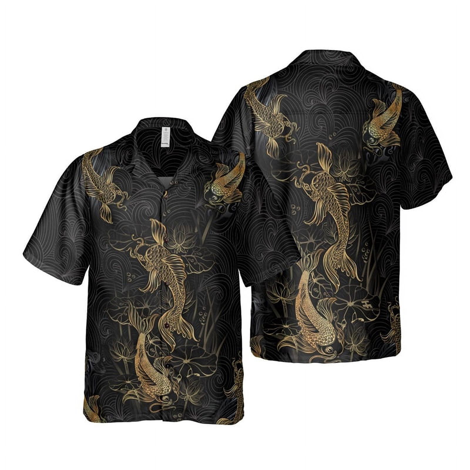 Koi Fish 3D Printed Shirts For Men Clothes Fancy Carp Animal Graphic ...