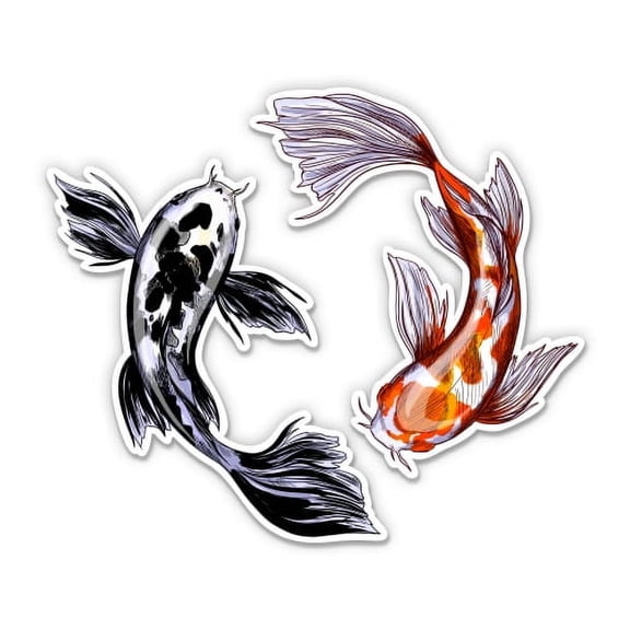 Fish Stickers Waterproof Decals for Arts Crafts and Home Decor