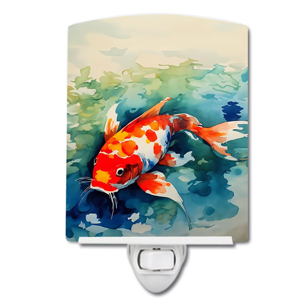 Koi Fish Ceramic Night Light 4 in x 6 in - Walmart.com