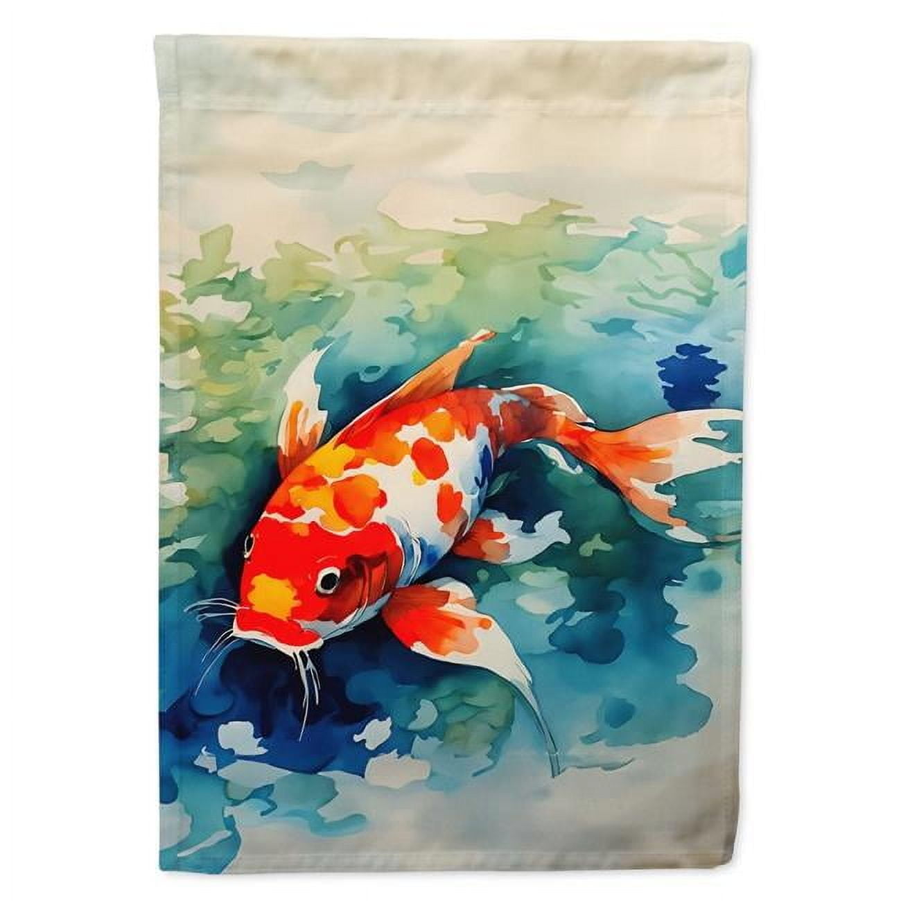 Koi Fish Garden Flag 11.25 in x 15.5 in - Walmart Business Supplies