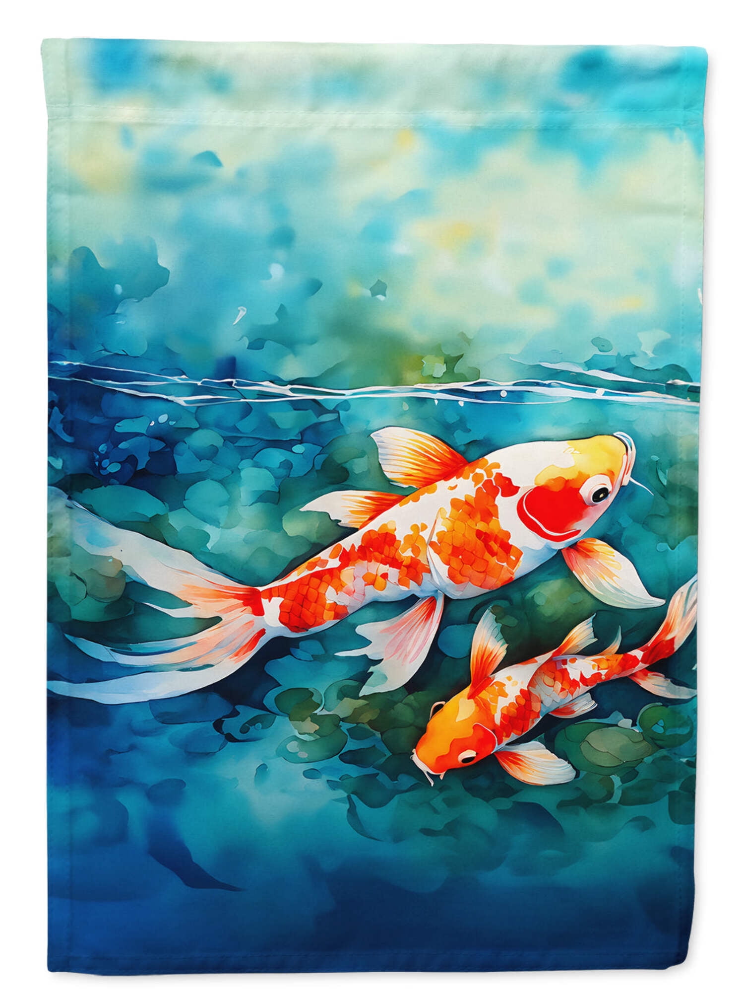 Koi Fish House Flag 28 in x 40 in - Walmart.com