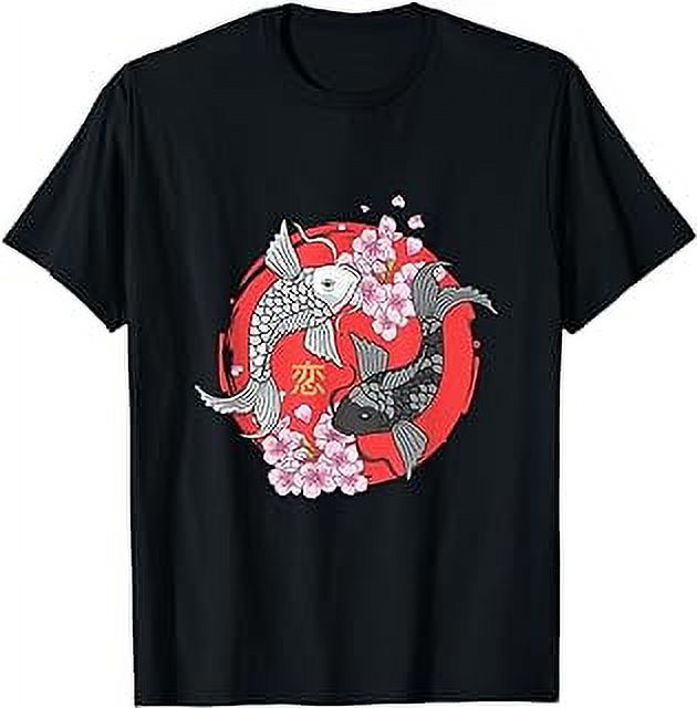 Koi Fish Japanese Carp Sanke Showa Fish Pond Koi Carp T-Shirt - Walmart.com