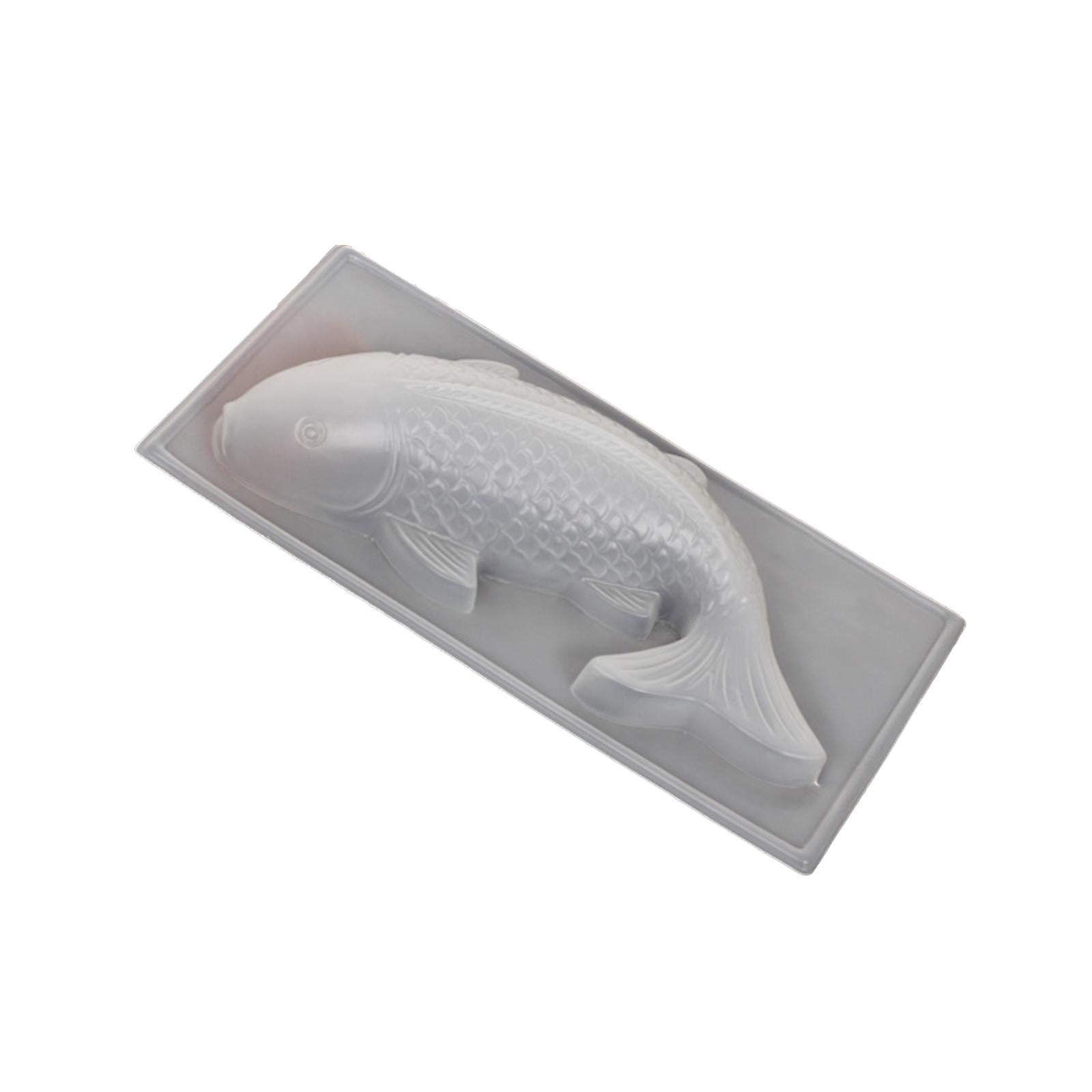 Koi Fish Shaped Mold, Large Carp Plastic Molding, 12 In Length, 42G ...