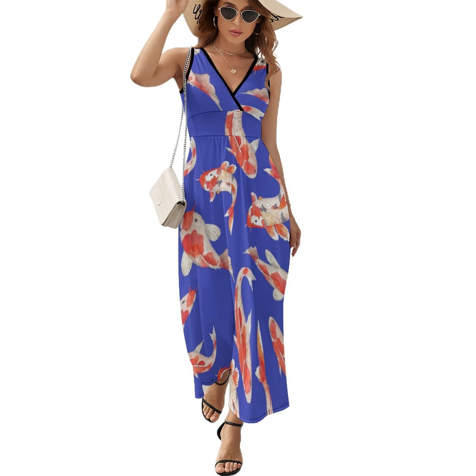 Koi Fish Sleeveless Dress wedding dresses for parties Dance dresses ...