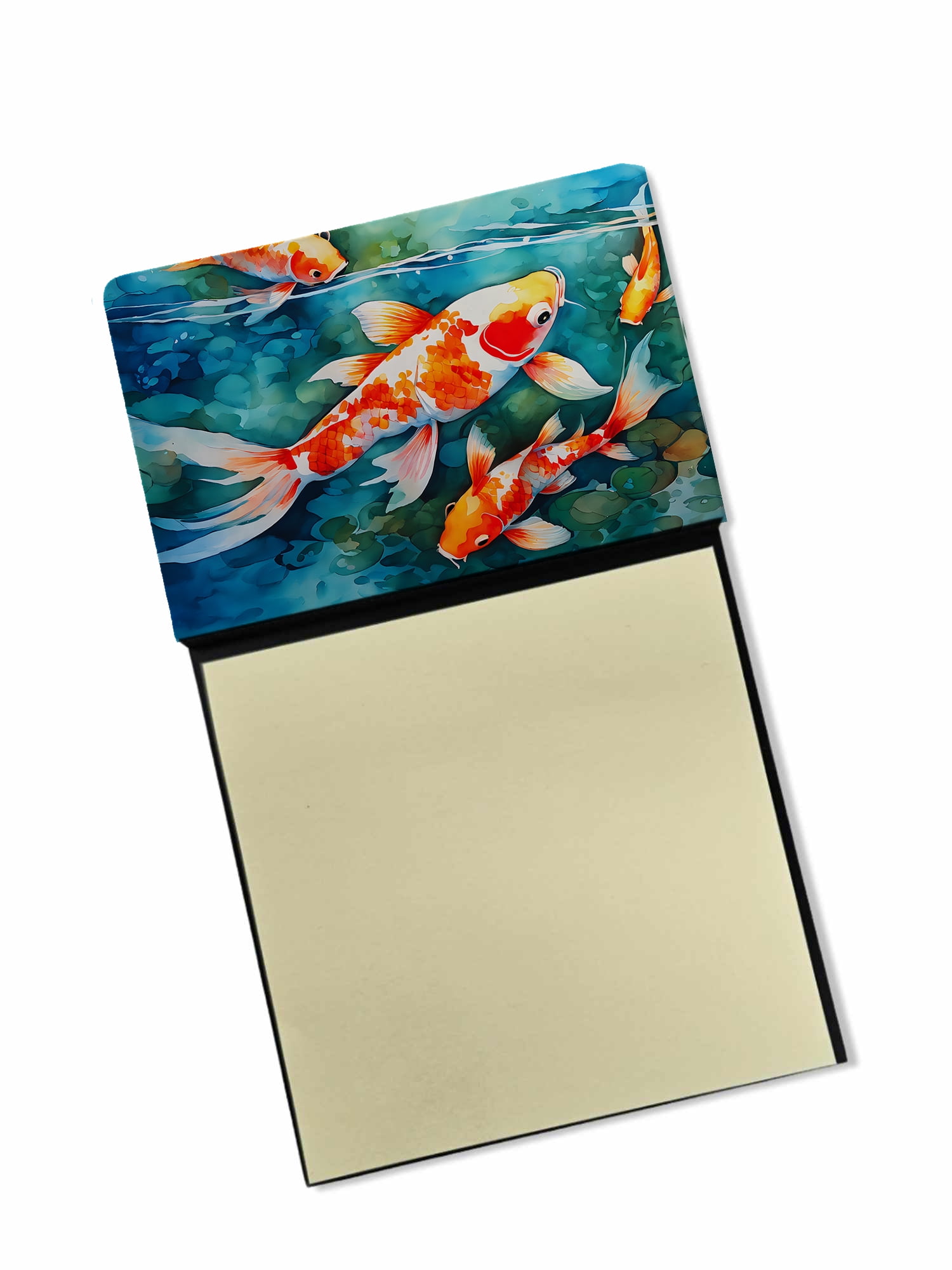 Koi Fish Sticky Note Holder 3.25 in x 5.25 in - Walmart.com