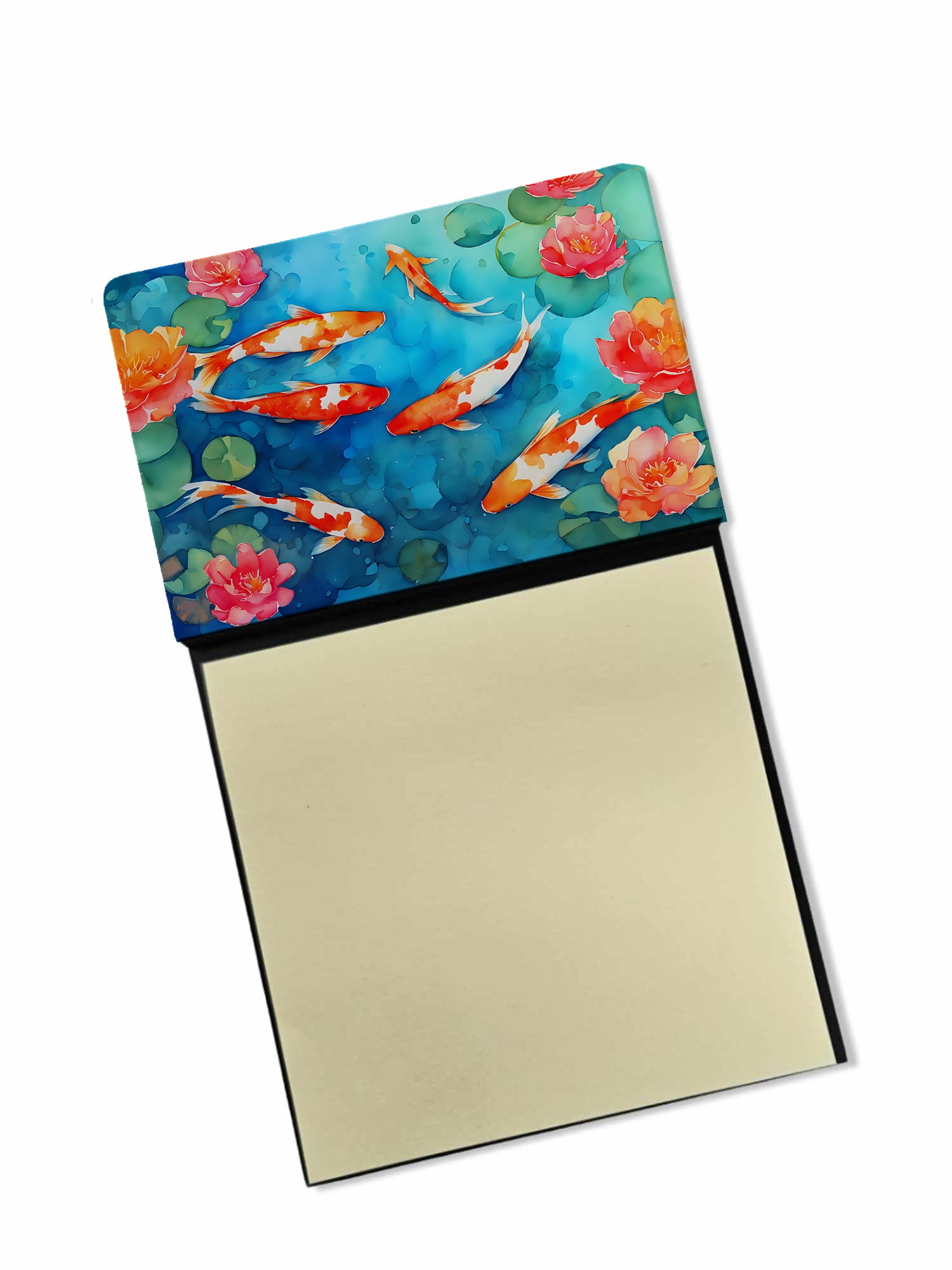 Koi Fish Sticky Note Holder 3.25 in x 5.25 in - Walmart.com