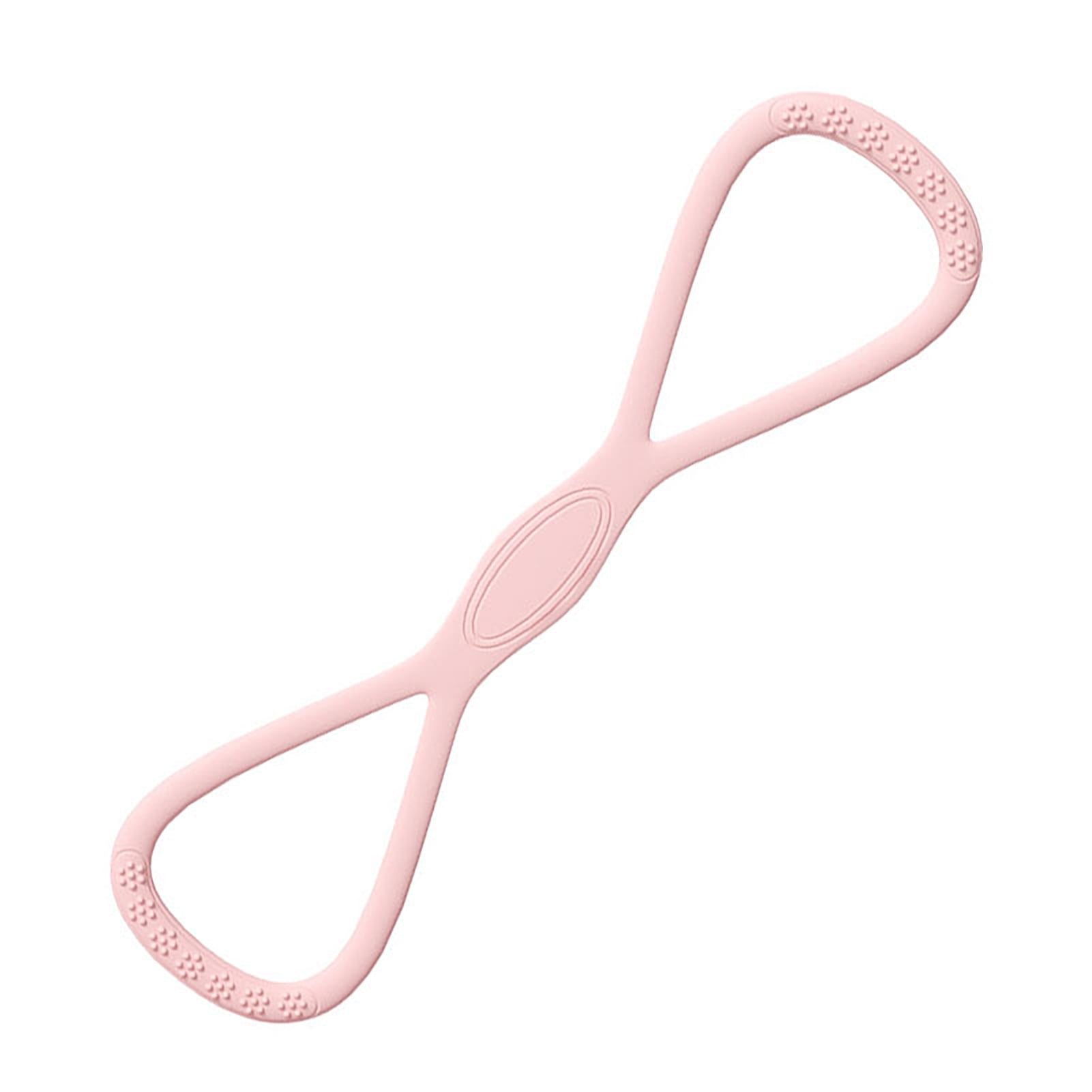 Koiauber Figure 8 Fitness Resistance Band Silicone 35Lbs Men Women ...
