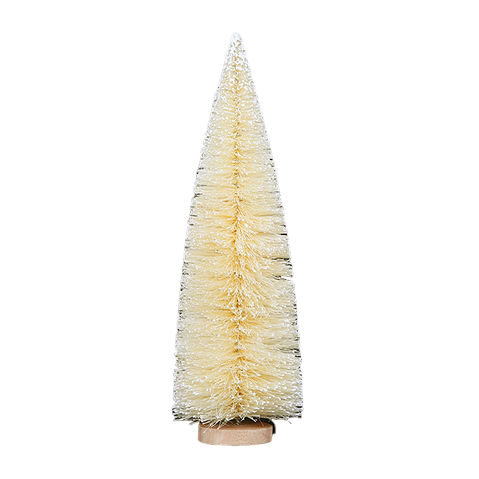 Koiauber Mini Christmas Tree Sisal Snow Frost Artificial Pine Tree with ...