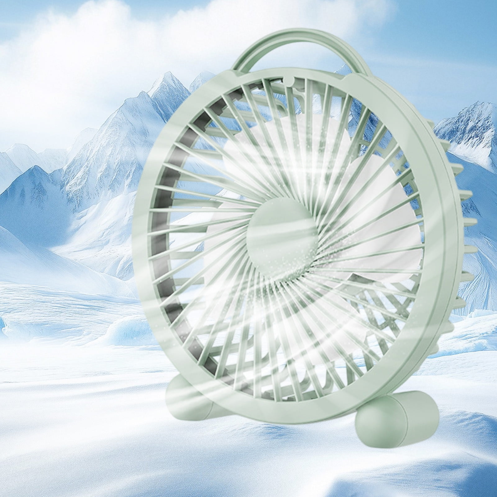 Kojanyu Desktop USB Fan,Hangable and Clipable Air Circulation Fan ...