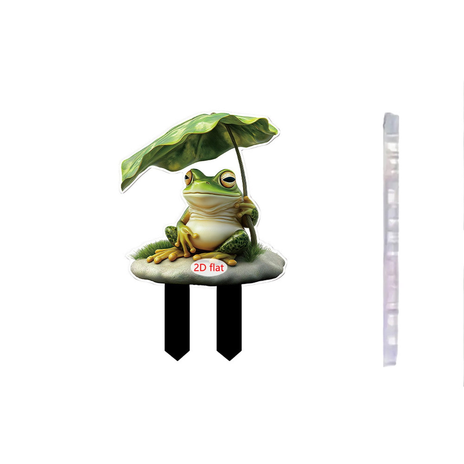 Kojanyu Frogs Ground Plug 2D Flat Acrylic Garden Courtyard Decoration ...