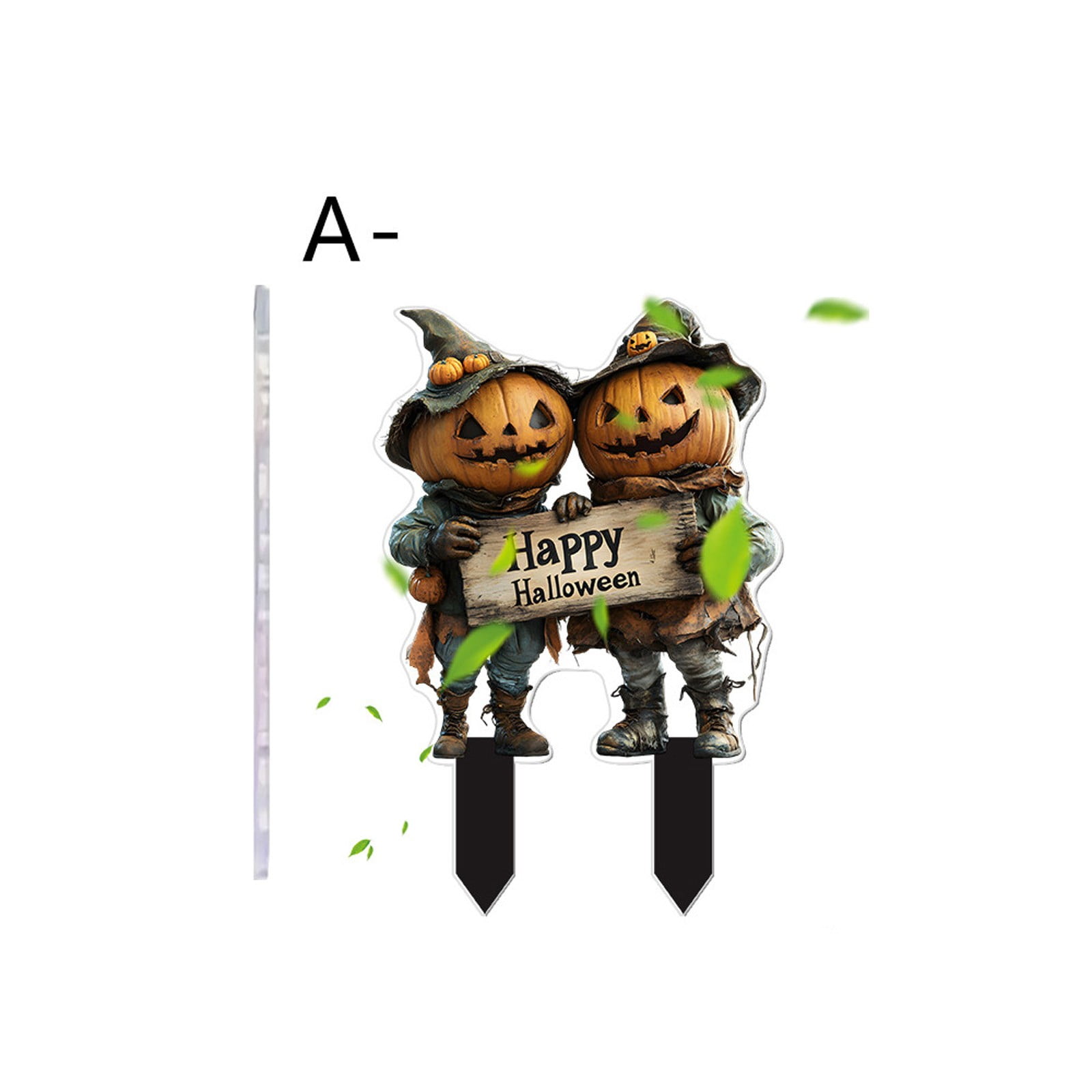 Kojanyu Halloween Skeleton Doll 2D Acrylic Ground Insertion Decoration ...