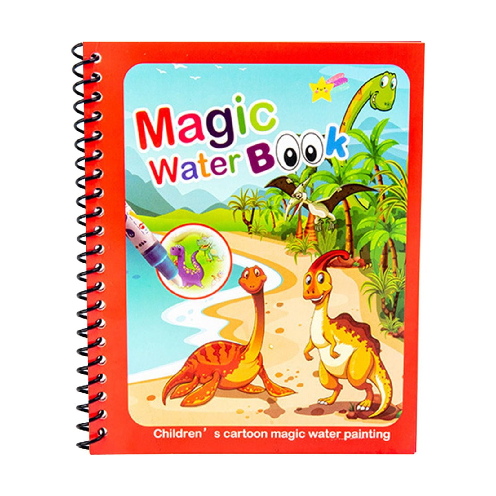 Kojanyu Reusable Water Drawing Book for Kids - Water Painting Book ...