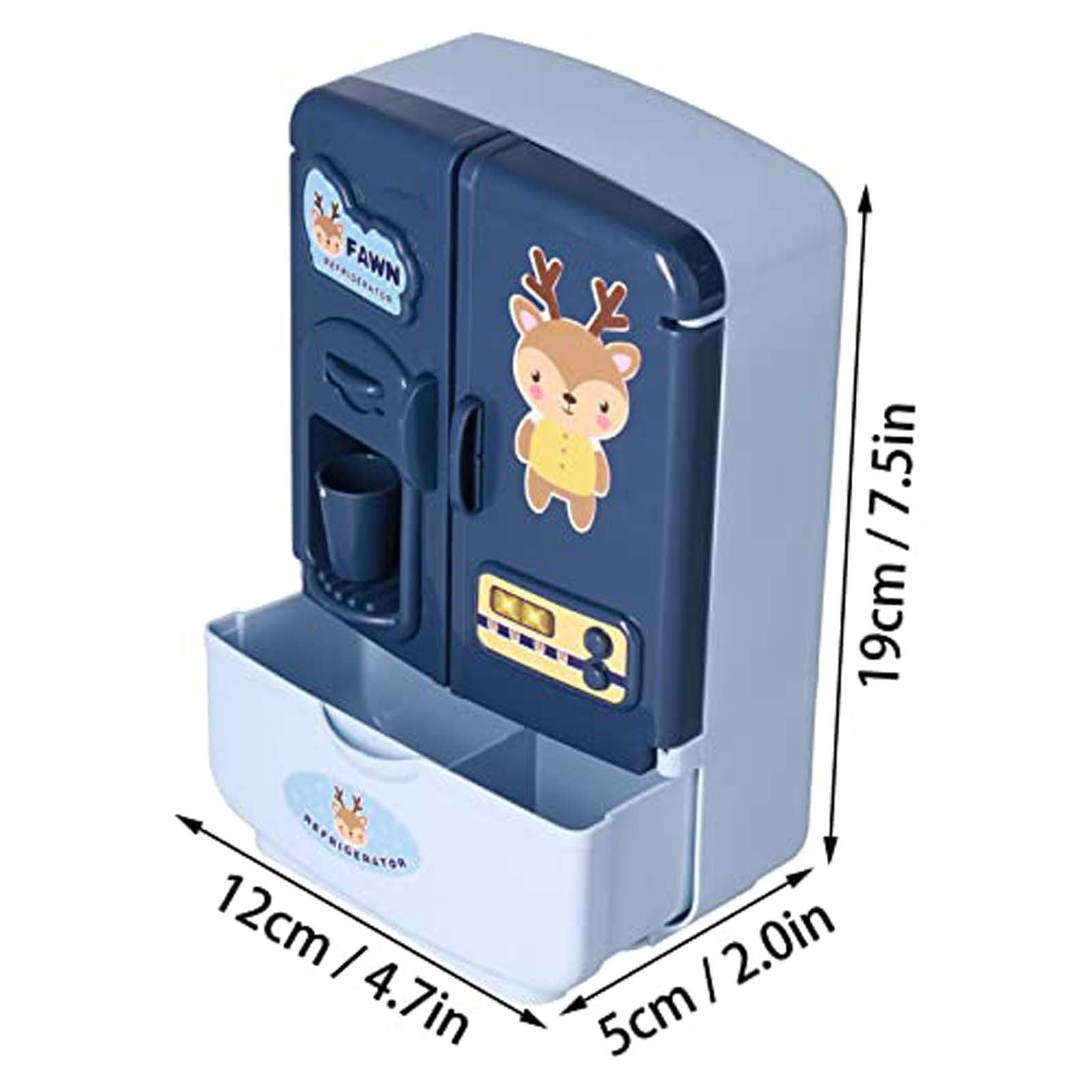 Kojanyu Simulated Refrigerator Cabinet Toy,Miniature Playset for Kids ...