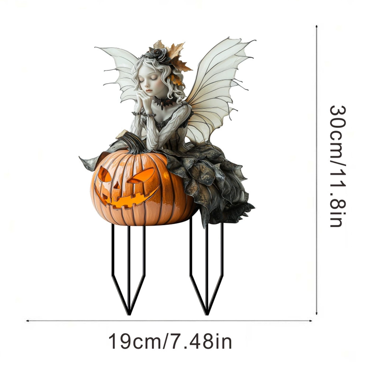 Kojanyu forest Elves and Deer Garden Stake Set,Unique Acrylic Plant ...