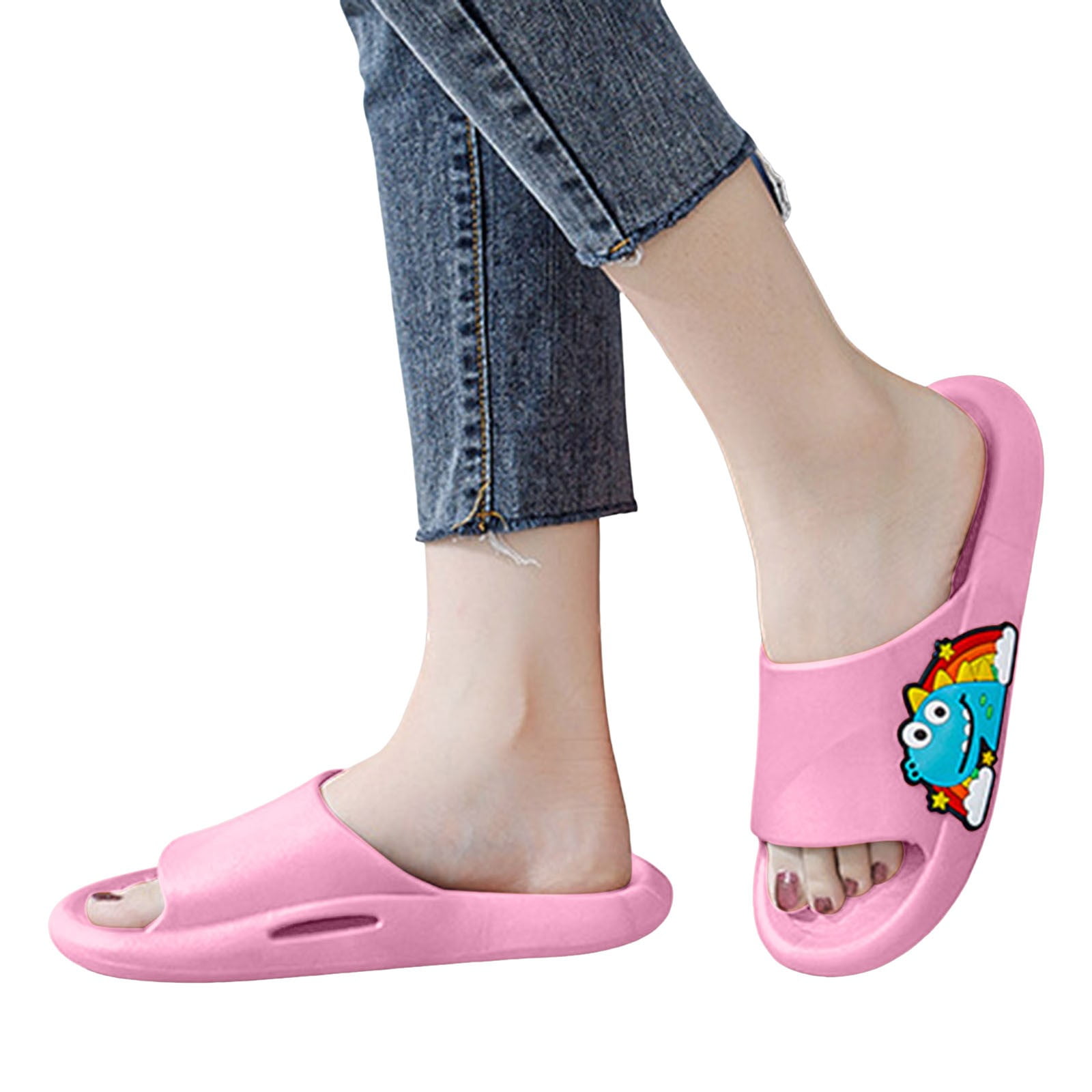 Akiihool Girls House Slippers Kids Girls Boys Slippers Soft Shoes Non ...