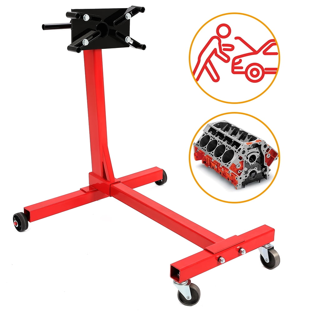 Kojem 1000 LB Engine Stand 360 Degree Head Motor Hoist Stand Mover Auto Repair Jack - Walmart.com