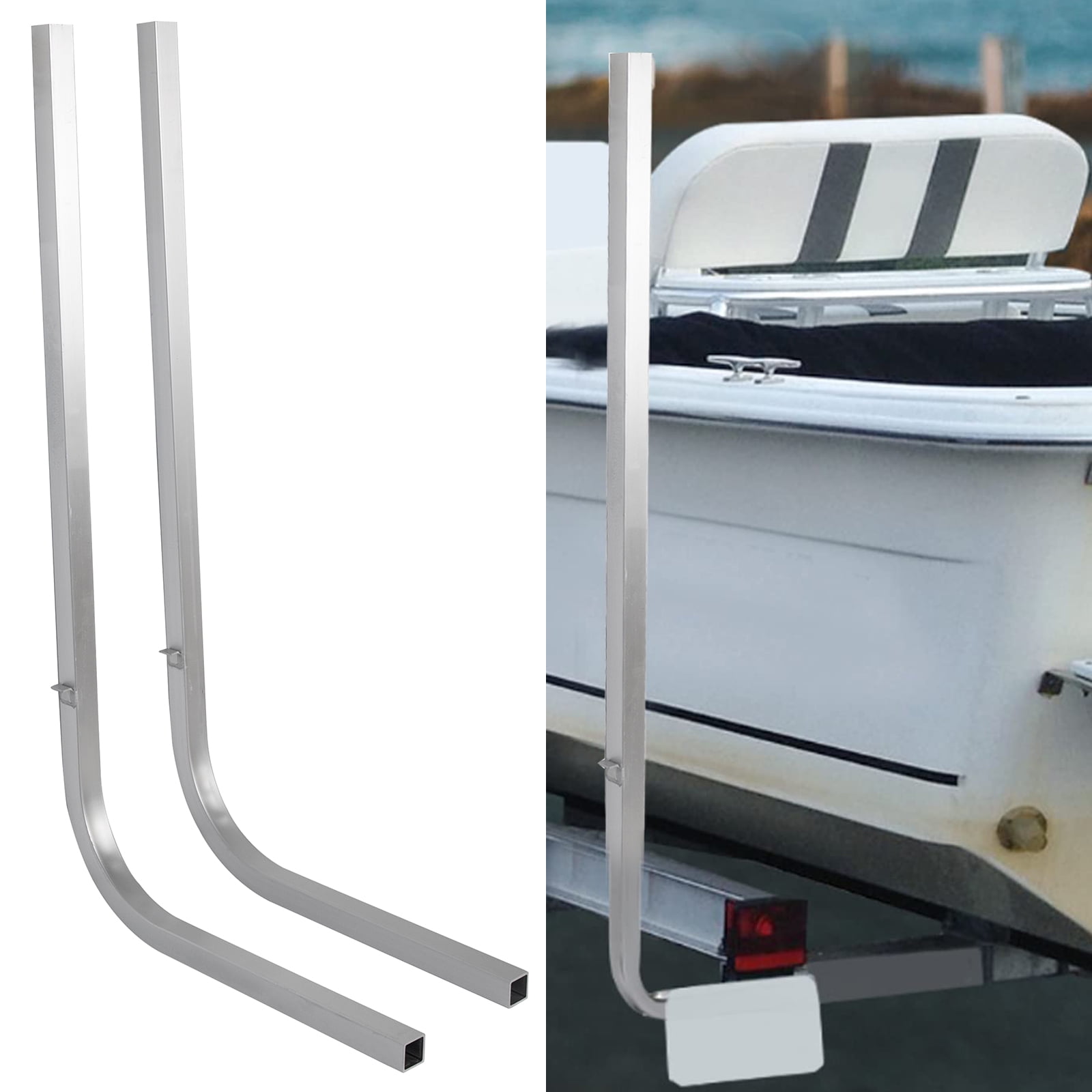 Kojem 2 pcs Boat Trailer Post Guide On Pole 1 1/2" Square 1/8" Thick ...