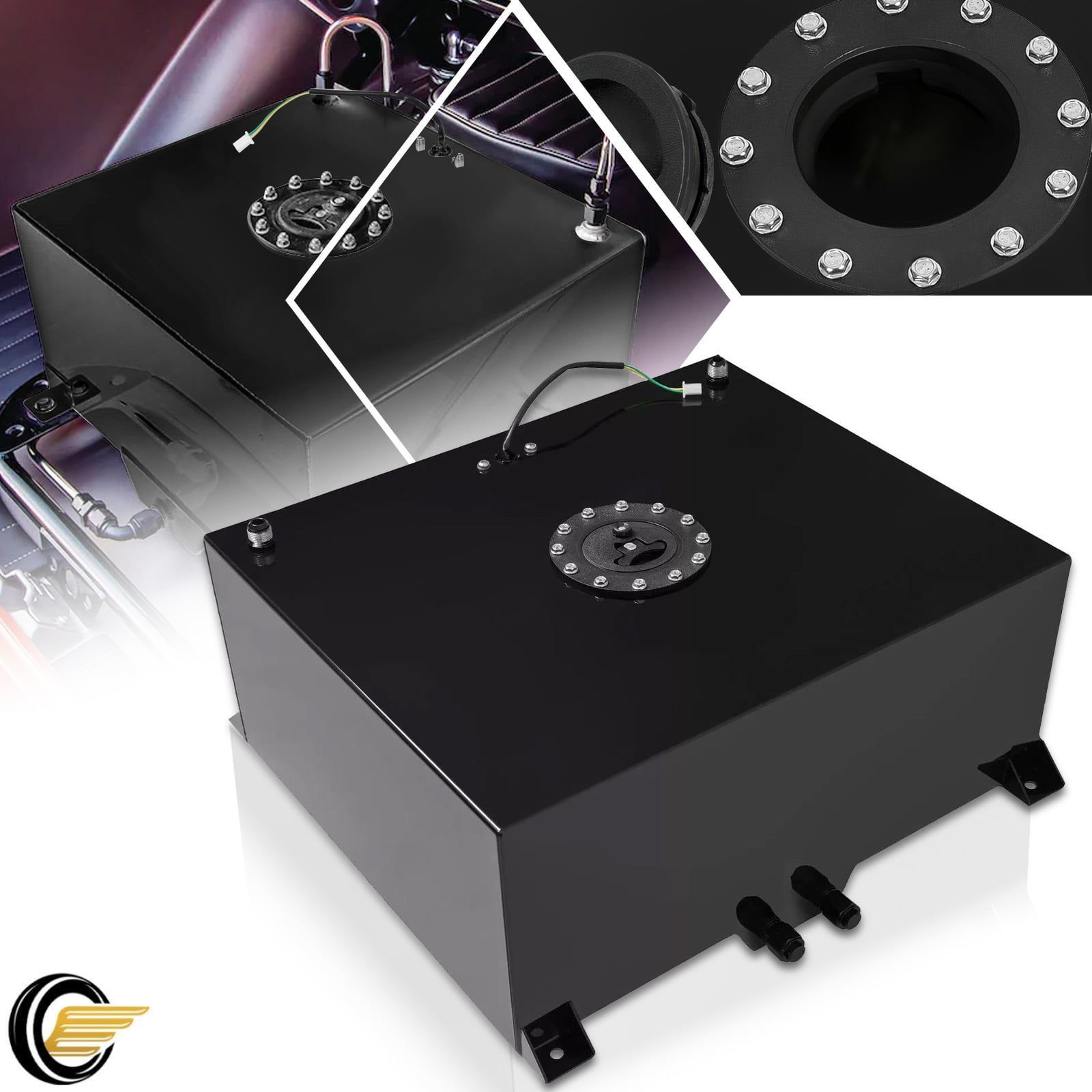 Kojem 20 Gallon Fuel Cell Tank with Level Sender 80L for Hot Rods ...