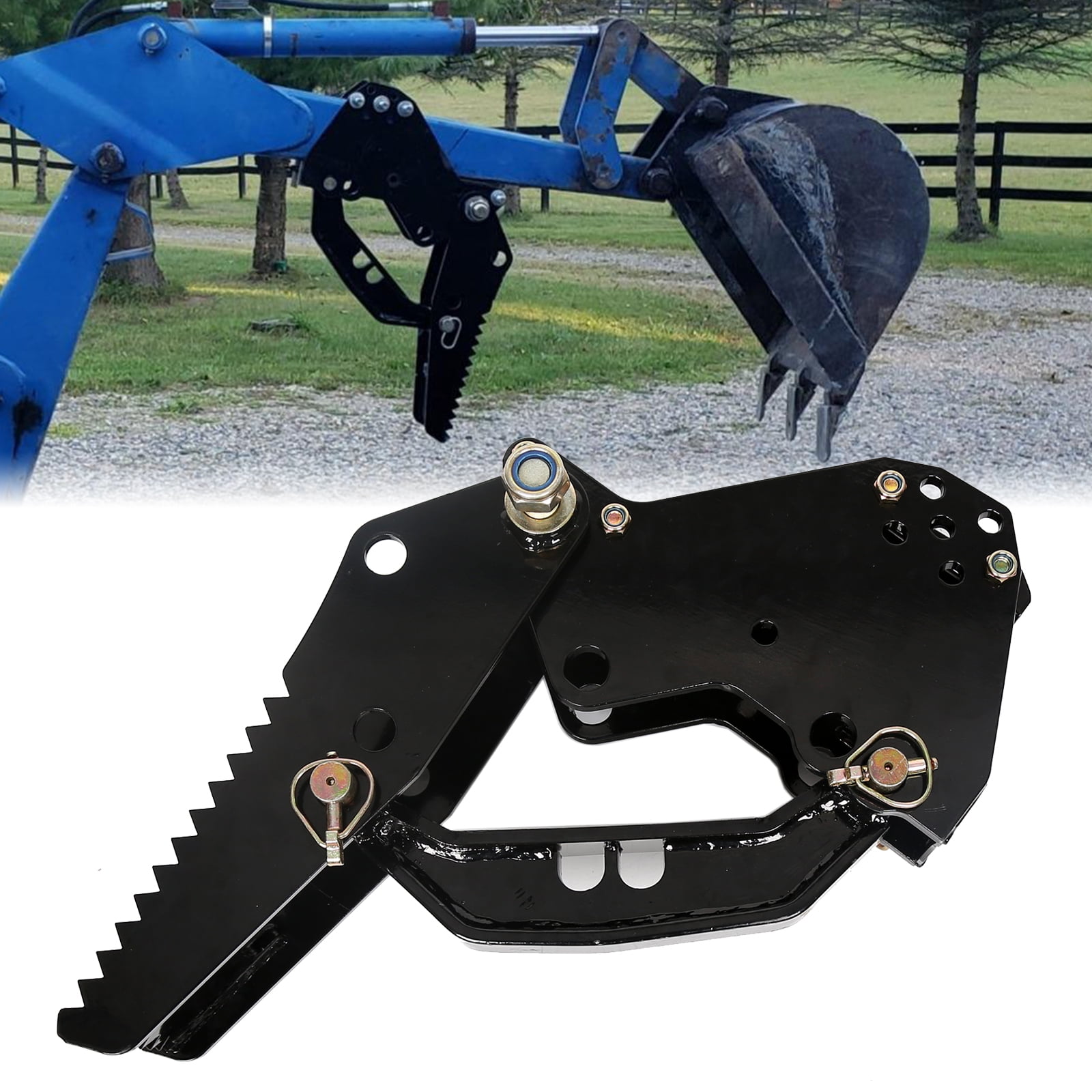 Kojem Universal Backhoe Thumb Excavator Attachment Fit for 3.25" Boom ...