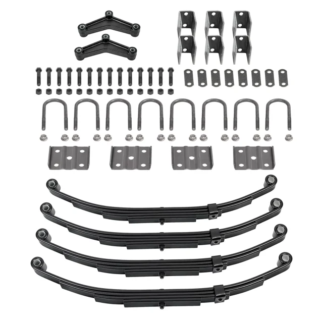Kojem 3500lb Tandem Trailer Axle Suspension Kit Included Leaf Spring ...