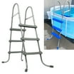 "Intex Steel Frame Above Ground Pool Ladder with Steps Platform for 42 ...