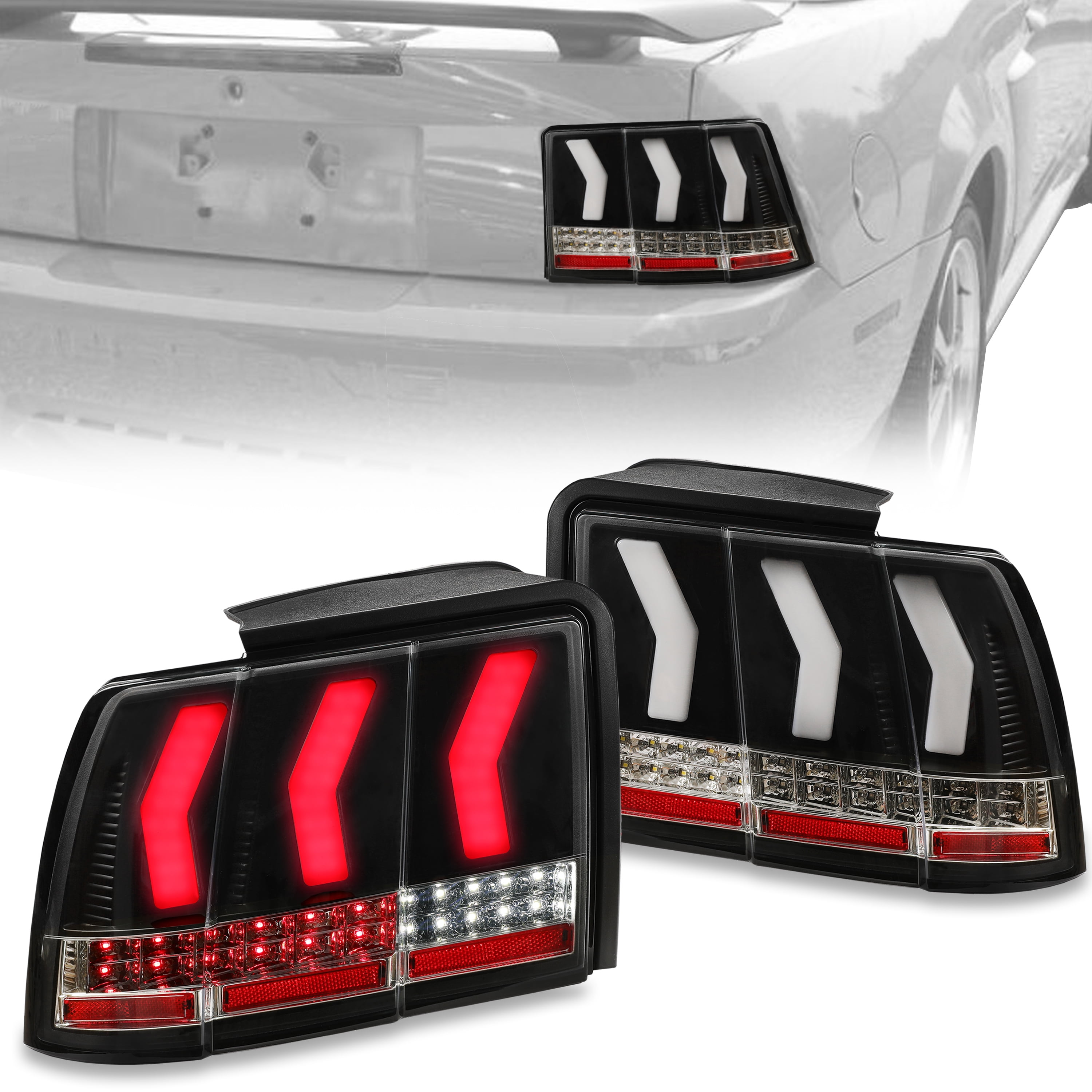 2008 Ford Mustang Sequential Tail Lights | Shelly Lighting