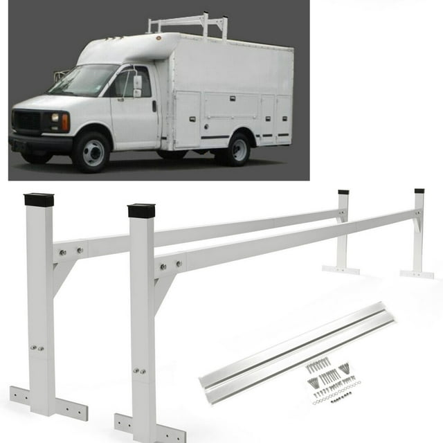 Kojem Adjustable Trailer Ladder Roof Rack (4'-8.5') - Aluminum, for ...